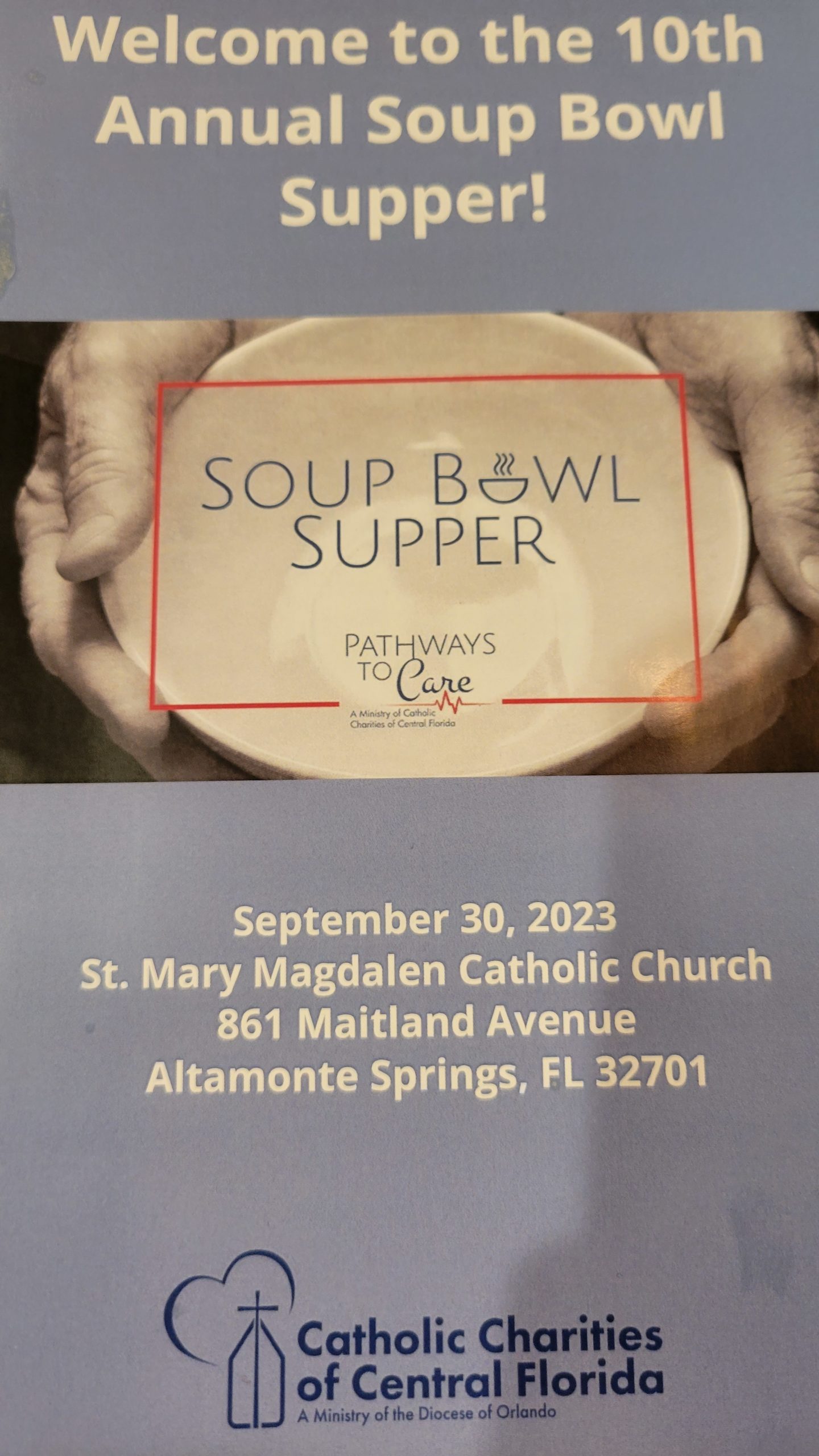 Soup Bowl Supper - Catholic Foundation Central